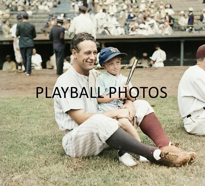 Lou Gehrig Colorized 8x10 Print-FREE SHIPPING | eBay