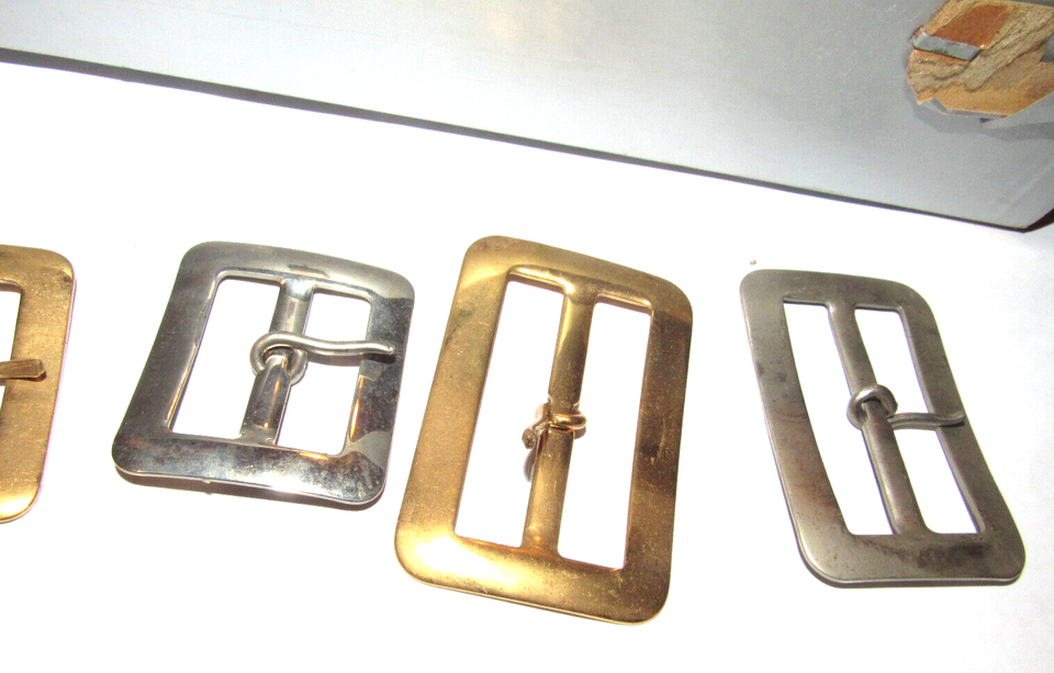 VINTAGE 1960s-70s BUCKLE STORE DISPLAY WITH EXTRA BUCKLES! BRASS ...
