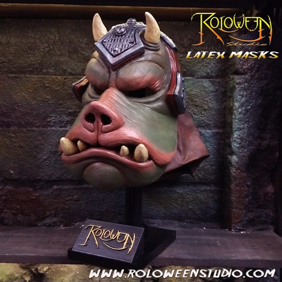 Gamorrean Guard latex mask/ star wars deluxe / return of jedi/ legion ...