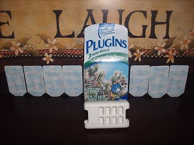 Glade GLISTENING SNOW Plugins Fresh Gel Refills Plug ins No Box 10 Gels ...