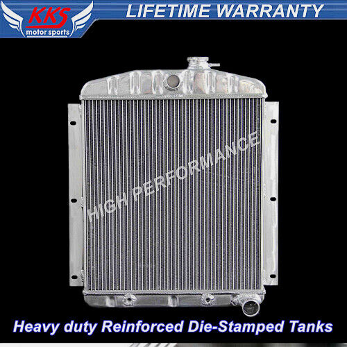 KKS 3 Row Aluminum Radiator Fit 1947-1954 Chevy 3100 3600 3700 3800 ...
