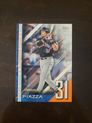 2020 Topps Update Mike Piazza Numbers Game Insert #NG-17 New York Mets ...