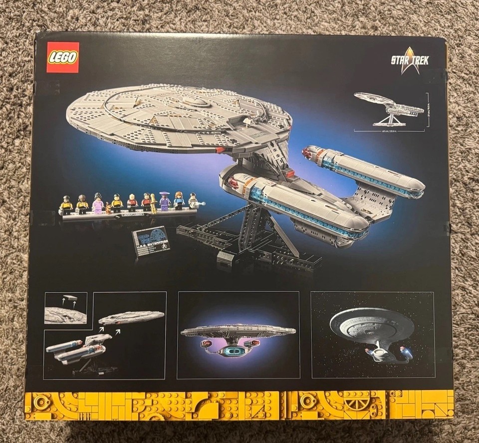 Lego 10356 Star Trek Enterprise NCC-1701-D W/ Type-15 Shuttlepod 40768 ...
