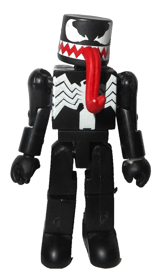 Marvel Minimates VENOM w TONGUE spider-man universe animated art asylum ...