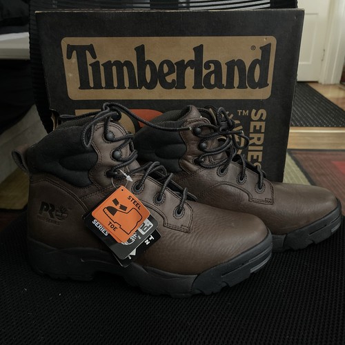 Timberland Boots Pro Series Men's Size 10 M Steel Toe Work Brown New in ...