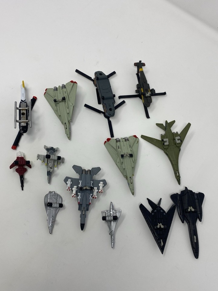 Micro Machines Military Fighter Jets Aircraft Planes Terror Troops Lot ...