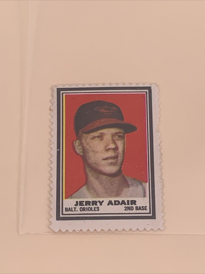 Jerry Adair Baltimore Orioles 1962 Topps Baseball Stamp | eBay