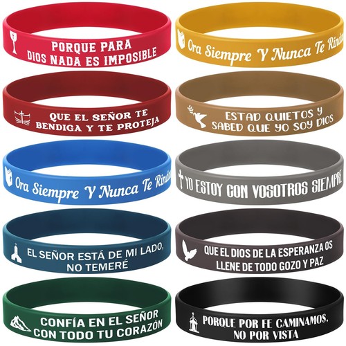 100-pcs-spanish-bible-verse-rubber-bracelets-christian-scripture