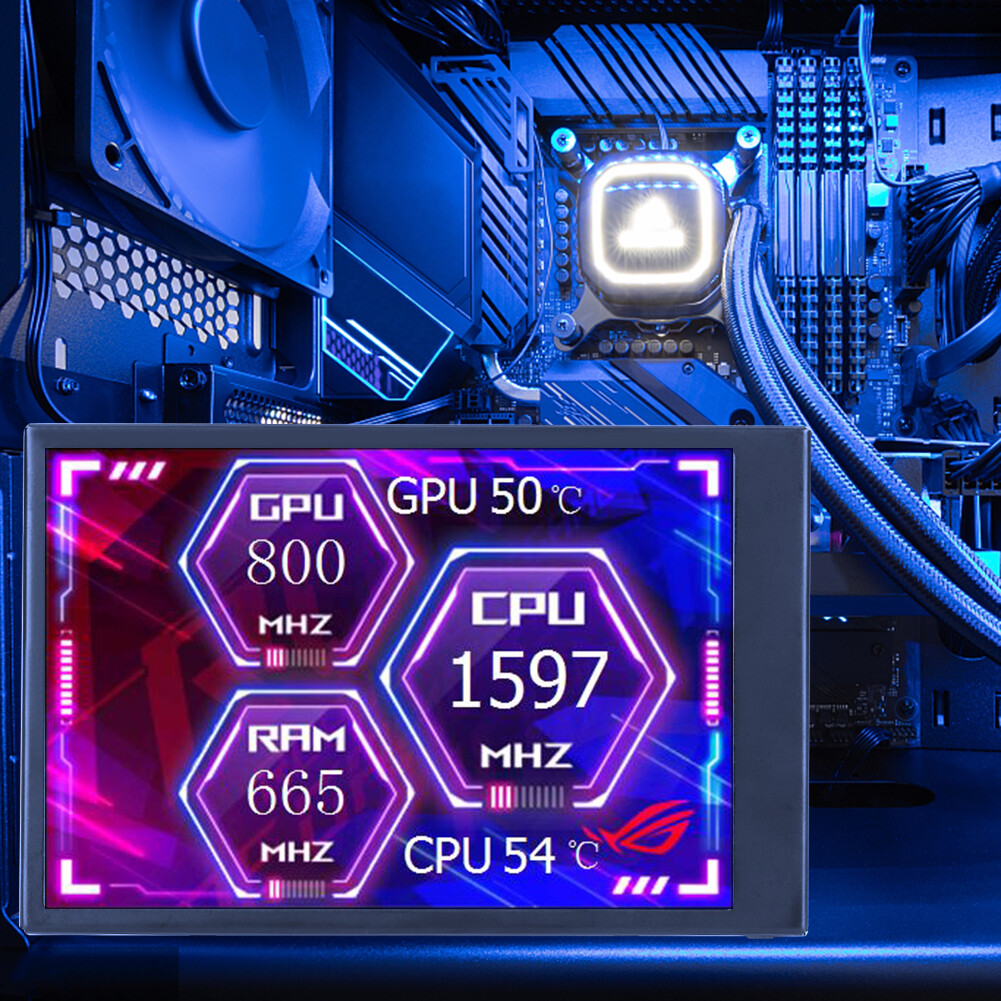 # 3.5inch IPS LCD Screen AIDA64 Dual Type-C for PC Computers/CPU (Combo ...