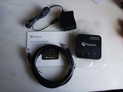 Polycom OBi200 1-Port VoIP Adapter with Google Voice + Fax Support ...