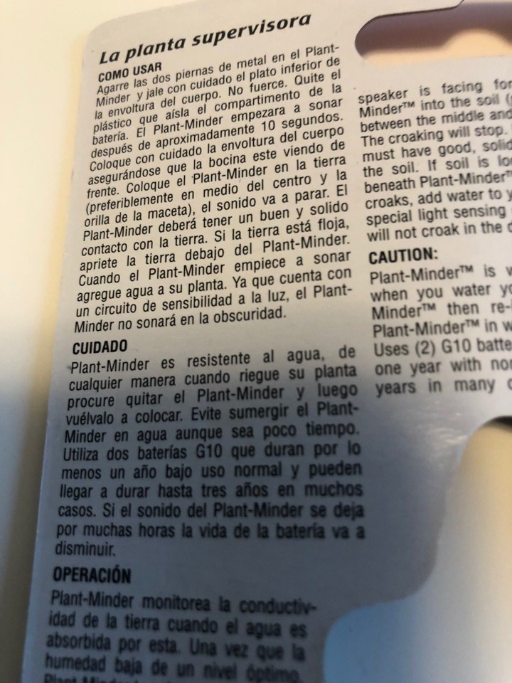 Special Online Sale Plant Moisture Detector "Plant Minder" Get Healthy ...