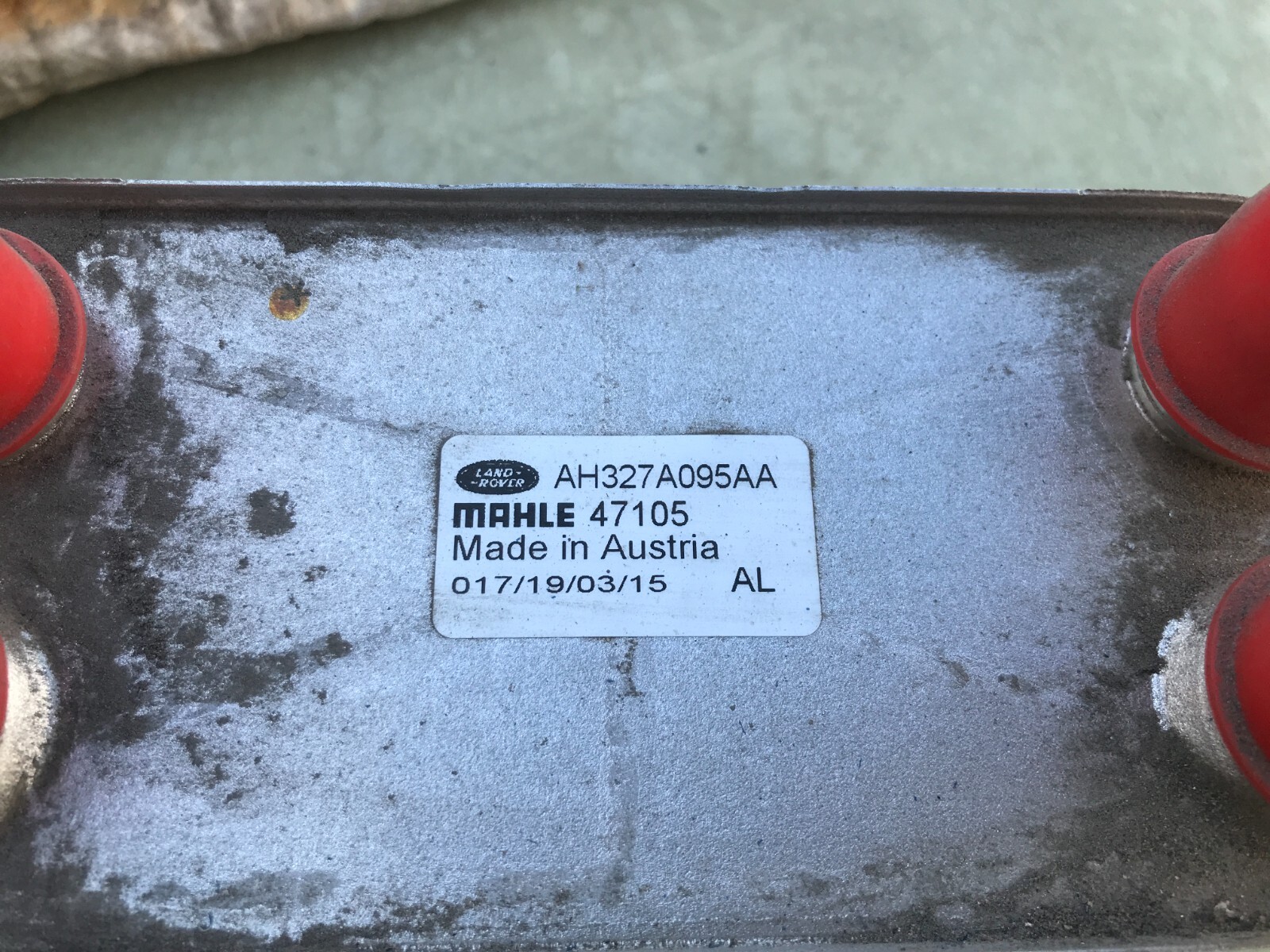 LAND ROVER OIL COOLER RANGE SPORT LR4 V8 5.0L LR013722 GENUINE OEM | eBay