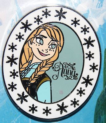 Disney Anna Pin from Frozen Booster Set NEW WITH PORTION OF BACK CARD ...