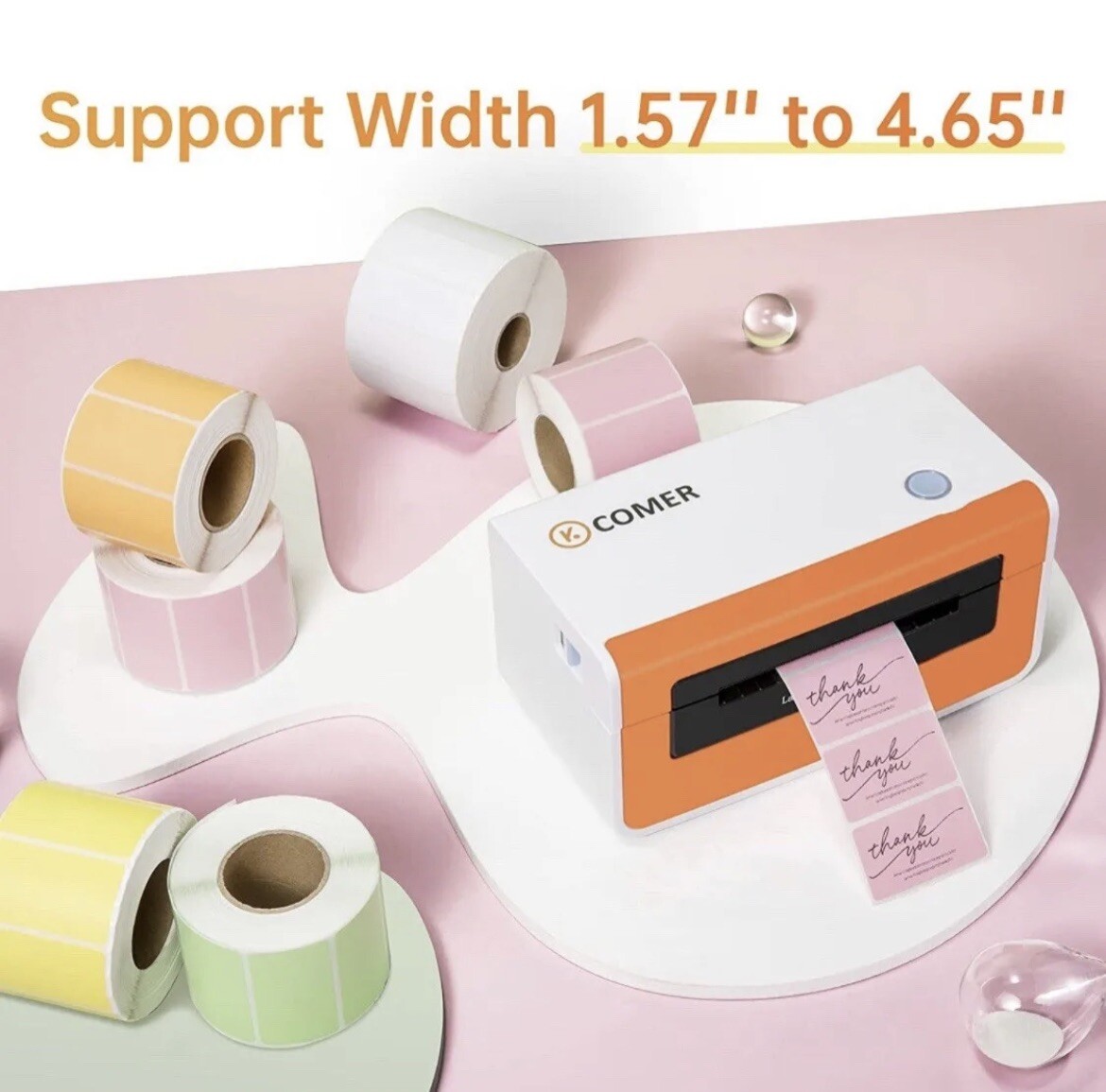 Comer+CX418+Logistics+Direct+Thermal+Monochrome+Label+Printer+150mm%2Fs ...