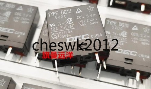 5 PCS NEW TYPE DG1U 5VDC DEC relay 10A 4-pin DC5V | eBay