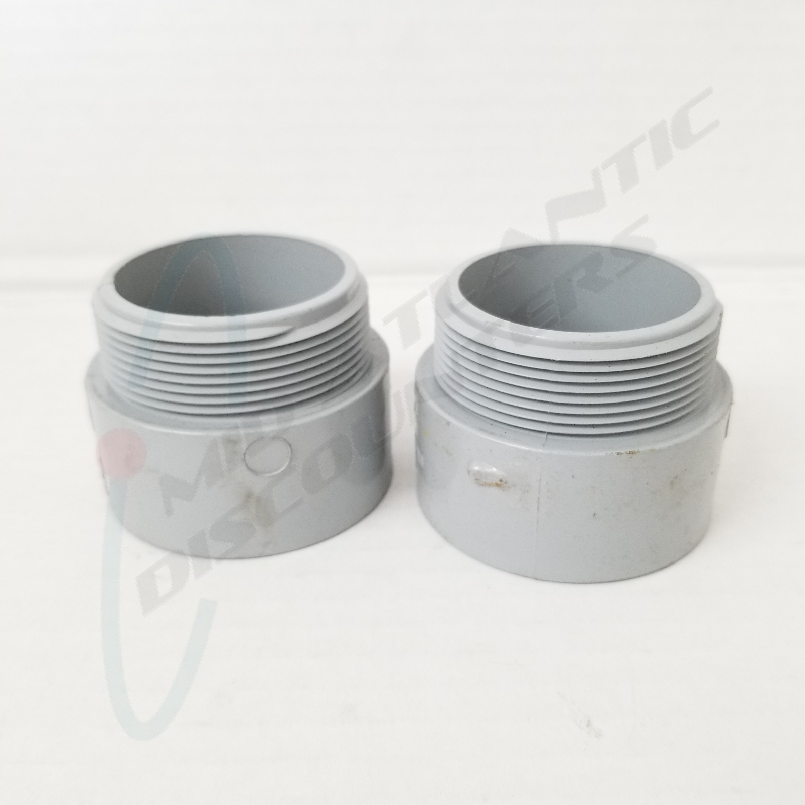 2 Kraloy 2" PVC Terminal Adapter Threaded on one end Conduit Fittings ...