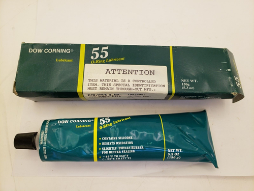 DOW CORNING 55 O-RING LUBRICANT, 5.3 Oz TUBE, NIB | eBay
