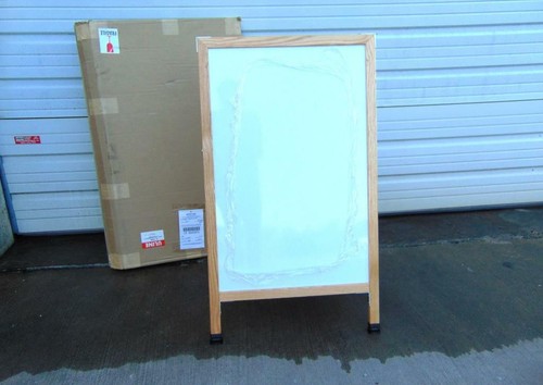 ULINE A FRAME SIGN - WHITE MARKER BOARD H-5104 for sale online | eBay