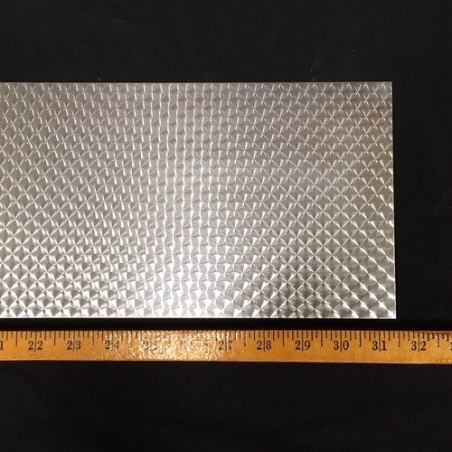 6" x 31" Engine Turned Aluminum Sheet Metal Panel - Swirled Dash Guage ...