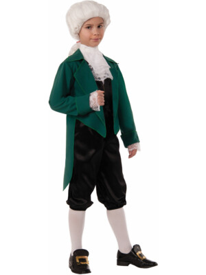 Boy's Deluxe American Revolution Colonial Thomas Jefferson Costume ...