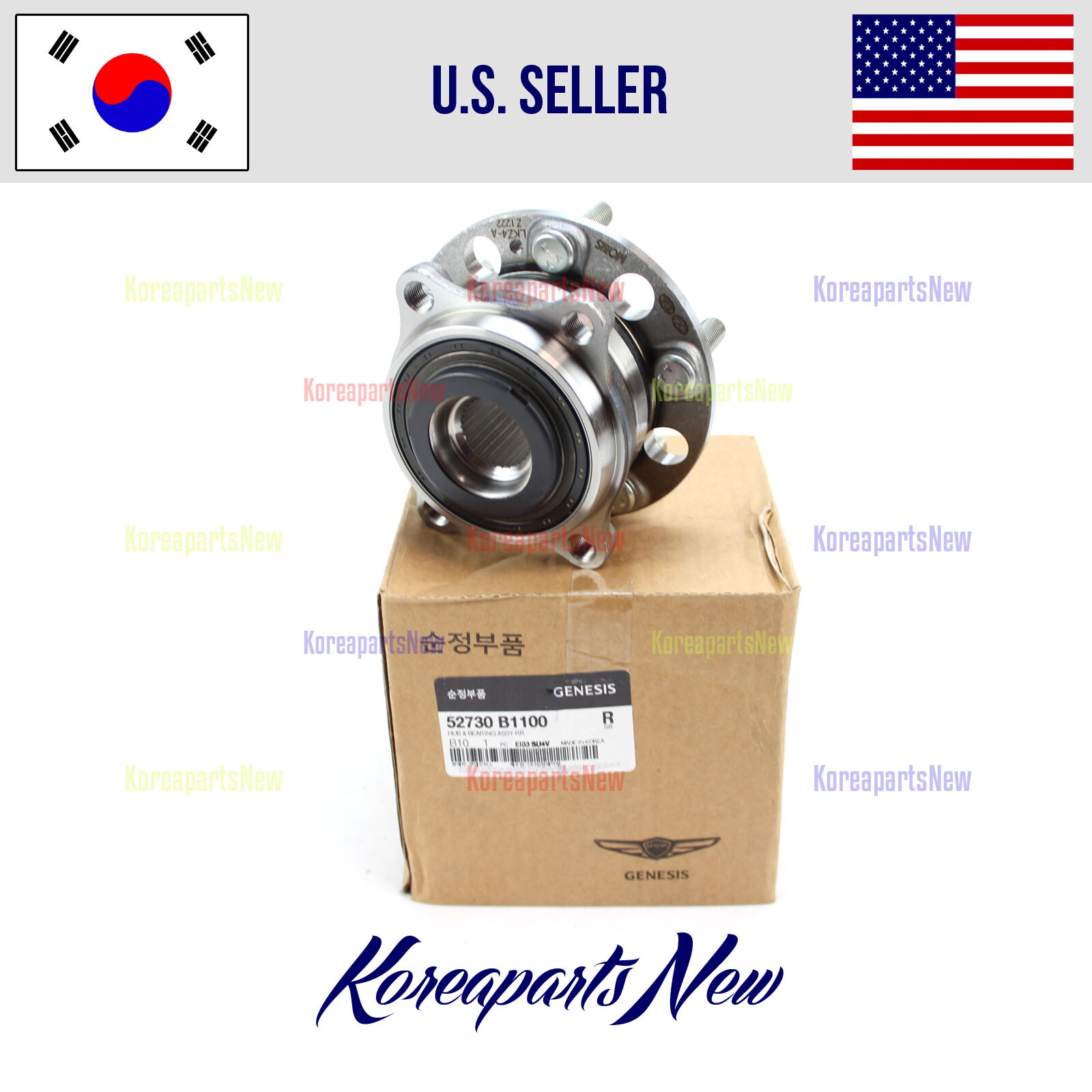 REAR Wheel Hub & Bearing ⭐GENUINE⭐ 52730B1100 Genesis Sedan G80 2017 ...
