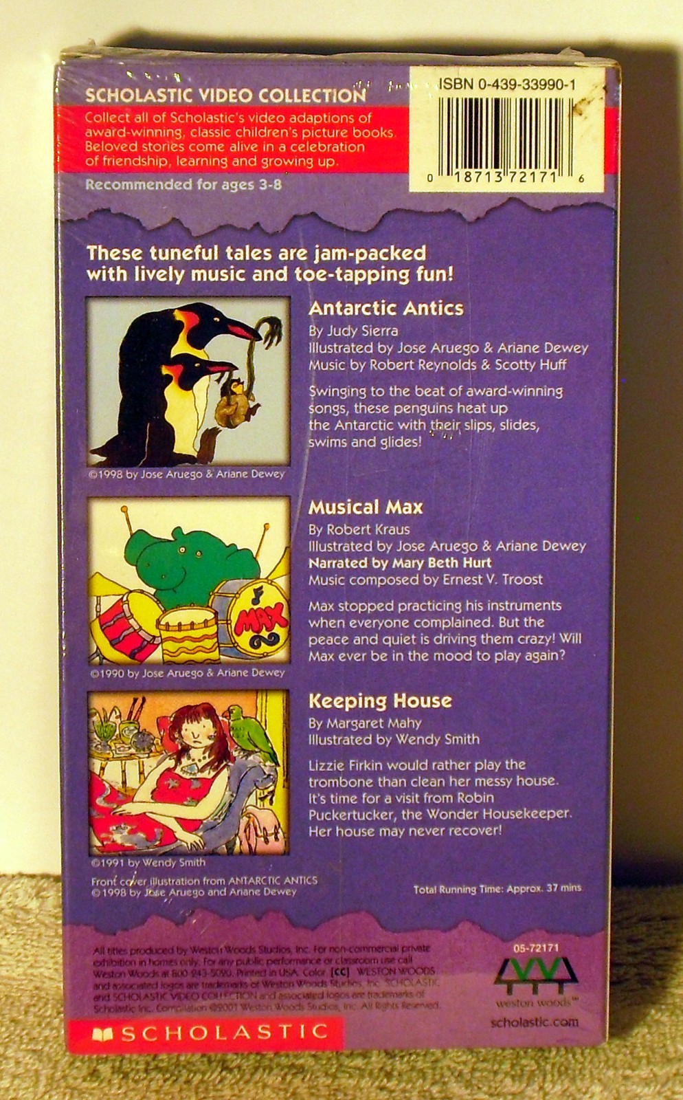 Scholastic Video Collection "Antarctic Antics...& More Stories That ...