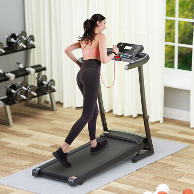2.5 HP Foldable Running Machine w/Incline Folding Treadmill fit Home ...