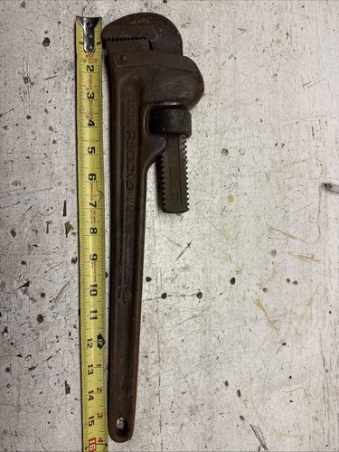 Vintage Rigid 18 Pipe Wrench by Ridge Tool CO | eBay