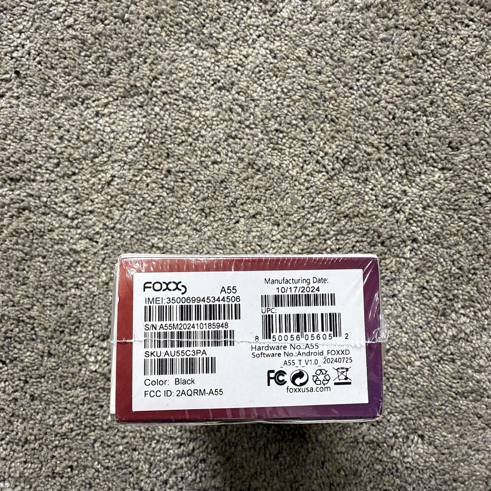ANDROID Foxx A55 Smartphone 8GB Black New In Box | eBay