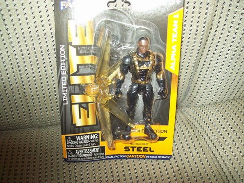 Sergeant Steel, Alpha Team 1 Final Faction, Elite, Gold Edition 3.75 ...