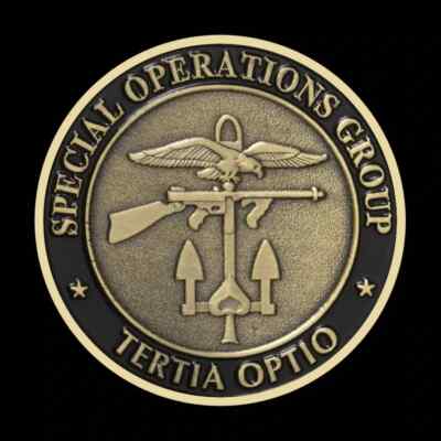 CIA SPECIAL OPERATIONS GROUP TERTIA OPTIO CHALLENGE COIN | eBay