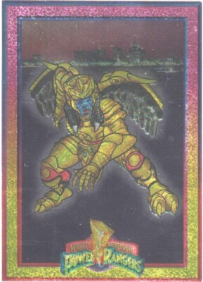 1991 MIGHTY MORPHIN POWER RANGERS - GOLDAR POWER FOIL CARD # 42 | eBay