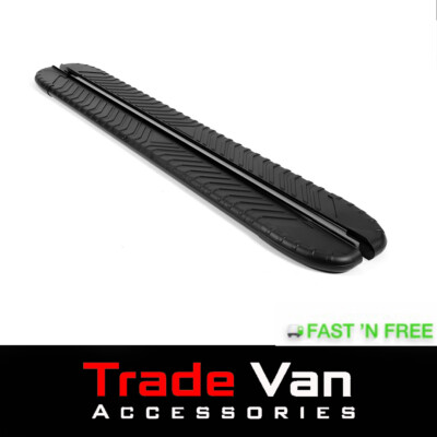 VW T5 & T6 LWB RAPTOR BLACK SIDE STEPS SIDE BARS RUNNING BOARDS 2003 ...