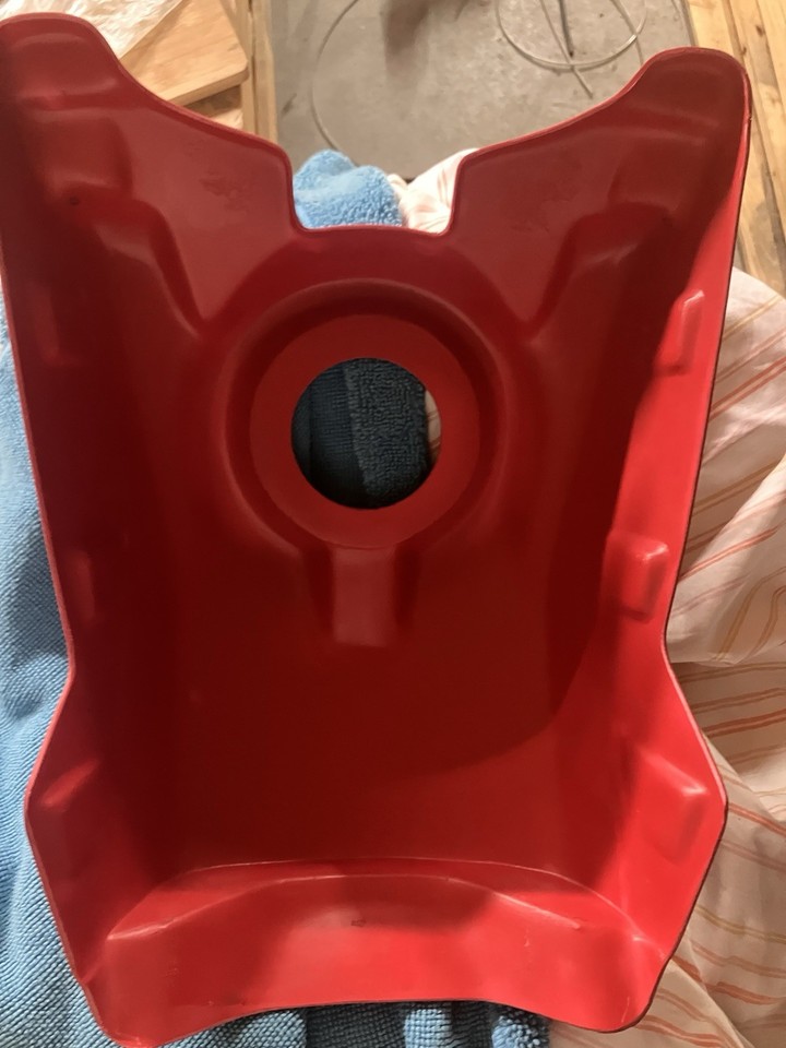 Honda TRX250R TRX 250R Black Gas Fuel Tank Cover Guard Protector RED | eBay