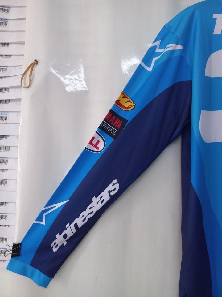 Motocross Replica Eli Tomac 3 Yamaha Ama Sx 2024 Reprint Jersey Size XL ...