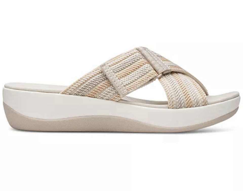 Clarks Women's Cloudsteppers Arla Wave Sandals | eBay