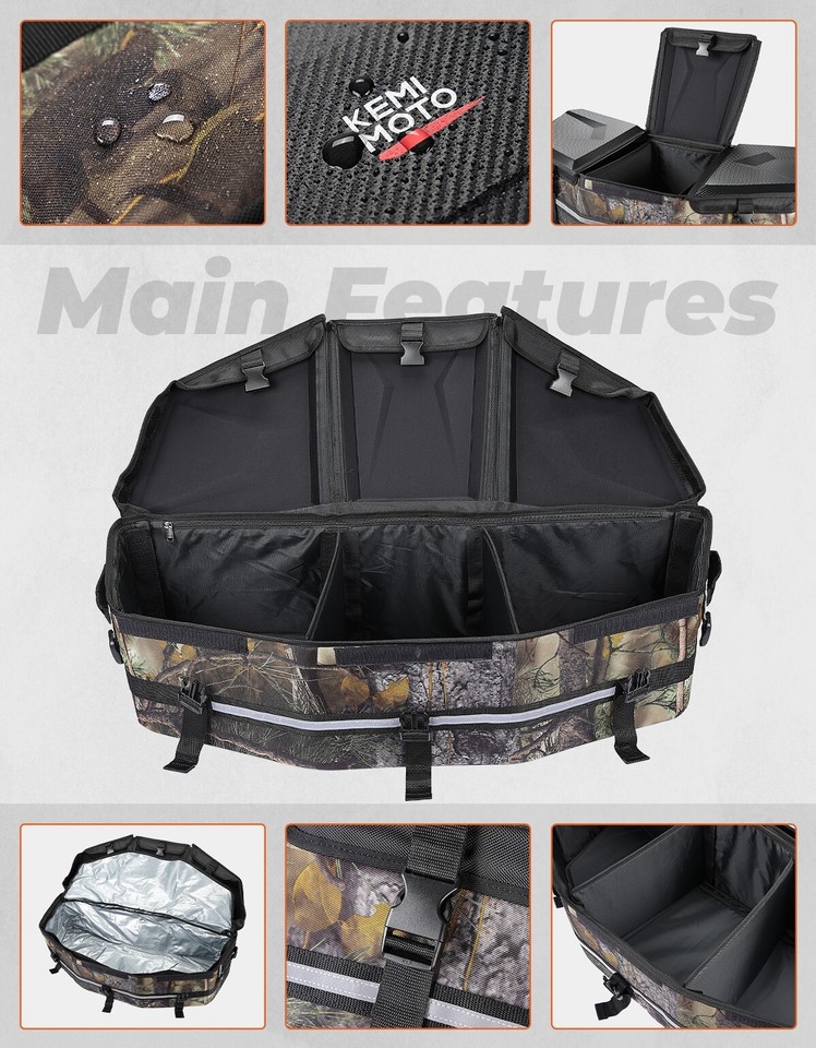 50L ATV UTV Cargo Storage Box Cooler for Can Am Maverick X3 Outlander ...