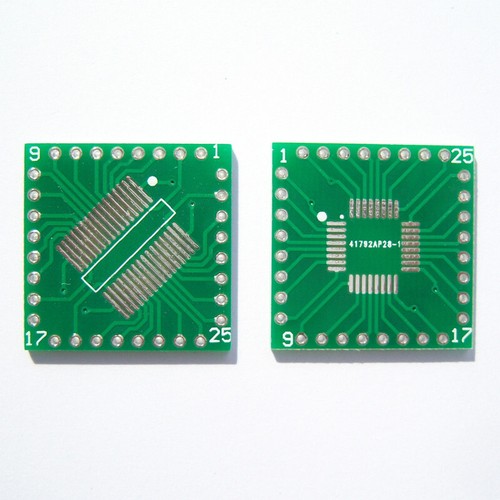 5PCS QFP/TQFP/LQFP/FQFP/SOP/SSOP32 to DIP Adapter PCB Board Converter M ...