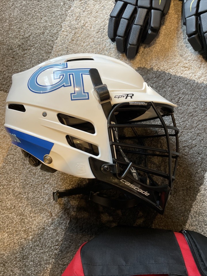 Lacrosse STX chest Protector Elbow Pads And Gloves. Cascade cpv-R ...