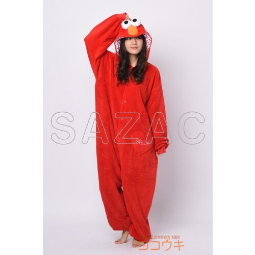 Elmo Halloween costumes cosplay Kigurumi for adults Meyer Sesame Street ...