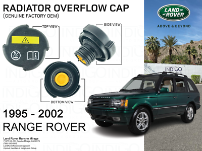 1995-2002 RANGE ROVER Radiator Coolant Overflow Tank Cap PCD000070 ...