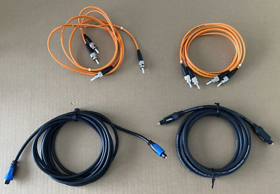 Lot of 4 fiber optic cables | eBay