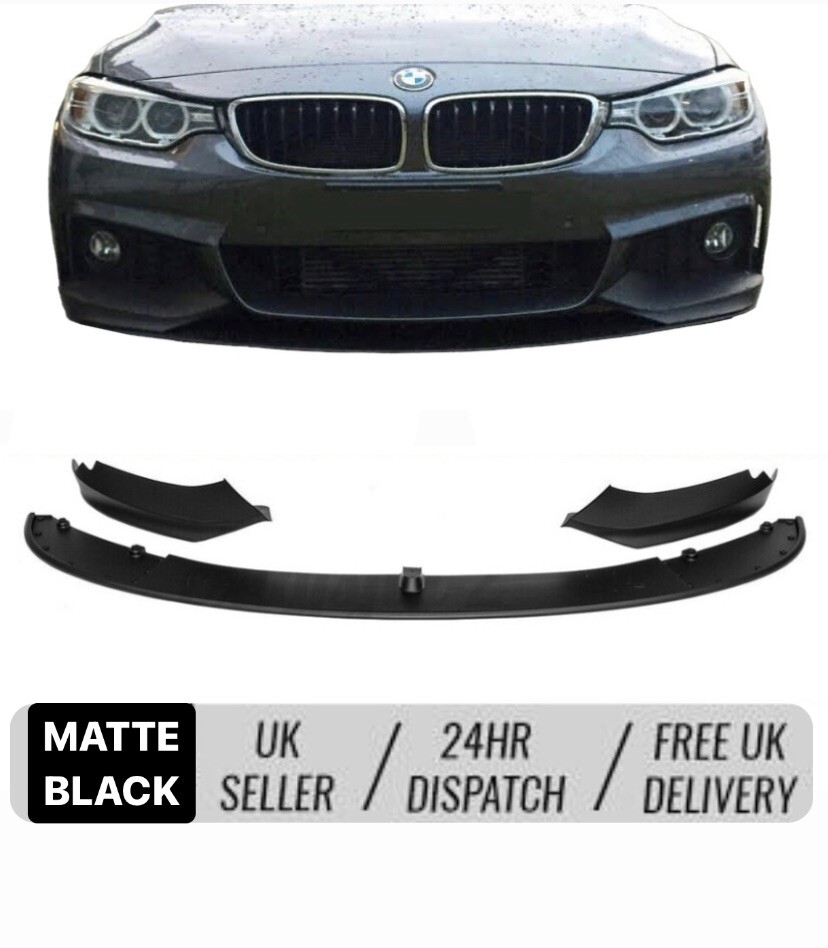 BMW STM F32 F33 F36 4 SERIES FRONT SPLITTER LIP DIFFUSER M PERFORMANCE ...