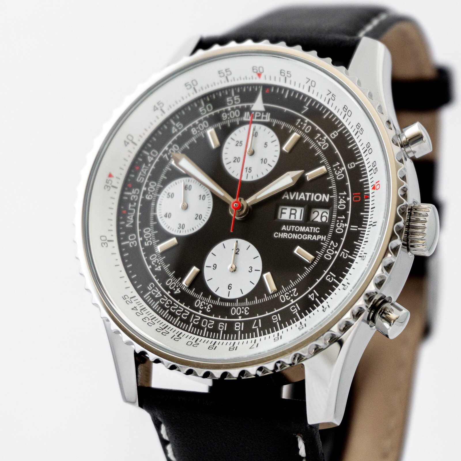 AVIATION - 7750 AUTOMATIK CHRONOGRAPH CLONE - ARMBANDUHR - WATCH ...