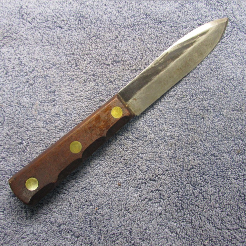 Case XX Sticker Fixed Blade / Grooved Wood Handles | eBay