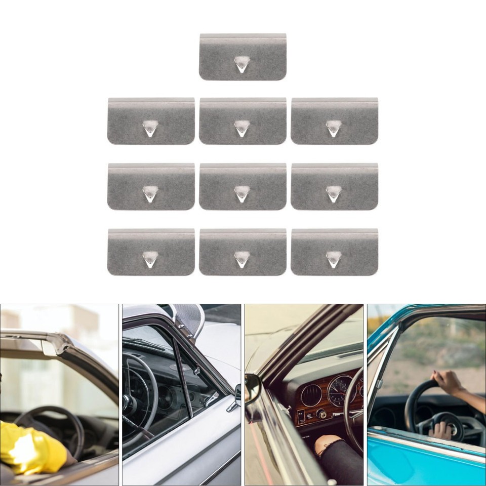 10 Pcs Car Rain Deflector Fixing Clips Window Wind Draft Stopper UK | eBay