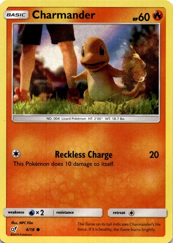 Pokemon Charmander 4/18 Detective Pikachu Holo Common VLP | eBay Australia