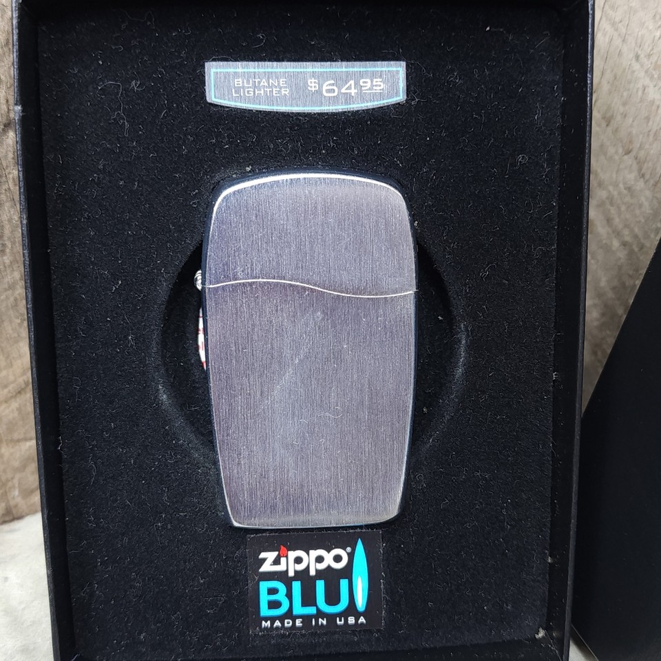 NOS Vintage Zippo Blu Butane Fuel Cigarette Lighter Unused in Original ...