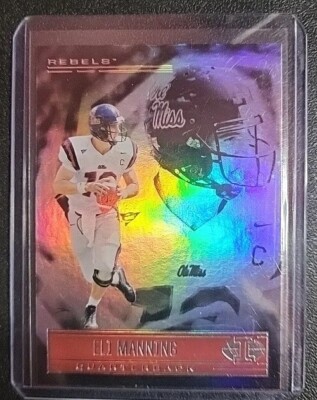 2022 Panini Chronicles Draft Picks Eli Manning Illusions #3 - Ole Miss ...