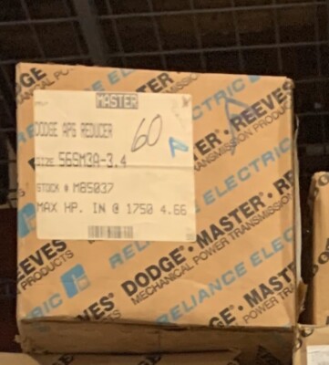 DODGE APG REDUCER 56SM3A 3.4 C1 M85037 NEW | eBay